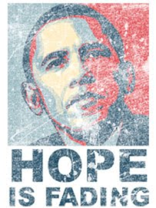 President Barack Obama: whatever happened to hope?